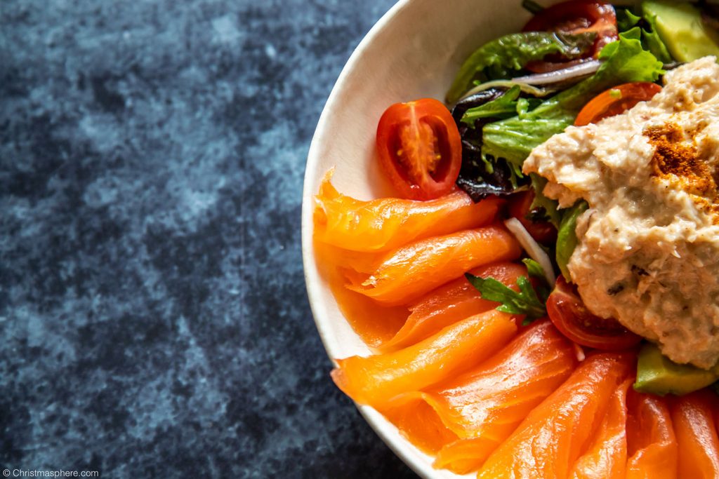 Smoked Salmon and Crab Salad | Affordable Luxury Starters