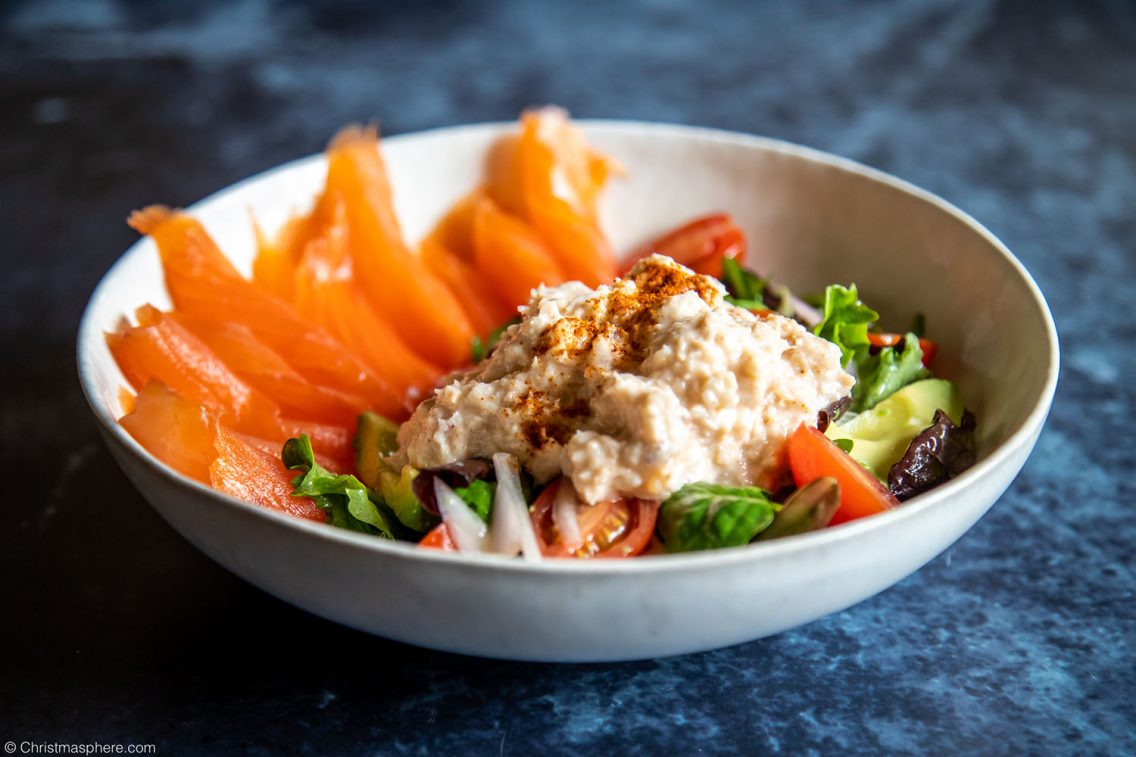 Smoked Salmon and Crab Salad | Affordable Luxury Starters