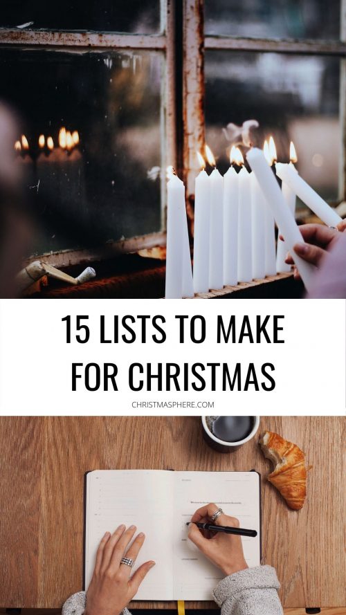 15 Lists To Make For Christmas | Get organised for stress-free festivities