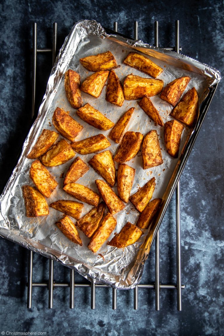 Spiced Potato Wedges | Easy Homemade Seasoned Baked Wedges