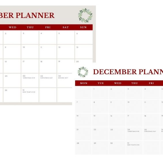 Christmas Planning Checklist