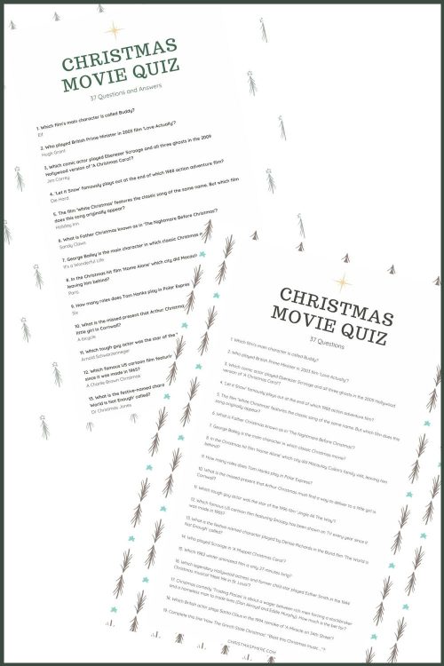 Christmas Movie Quiz | 37 Questions and Answers About Christmas Films
