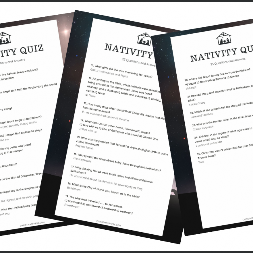 Christmas Music Quiz - Multiple Choice 25 Questions in 5 Rounds (2024)